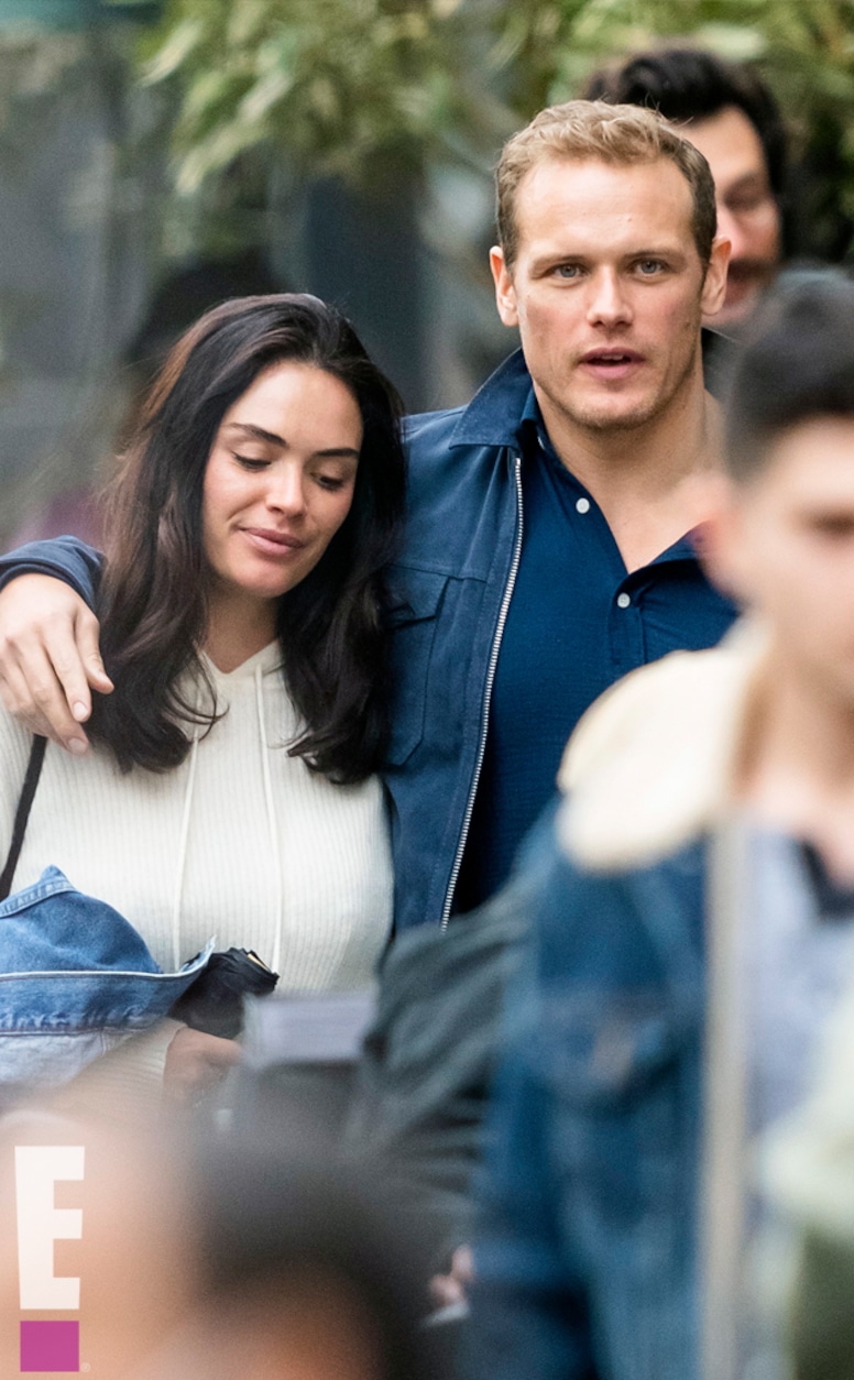 Outlanders Sam Heughan Steps Out With Mystery Woman
